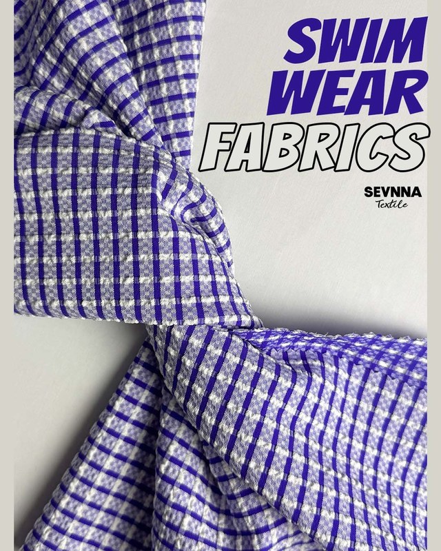 Premium 200gsm Textured Swim Fabric with 120cm Width and Unique ...
